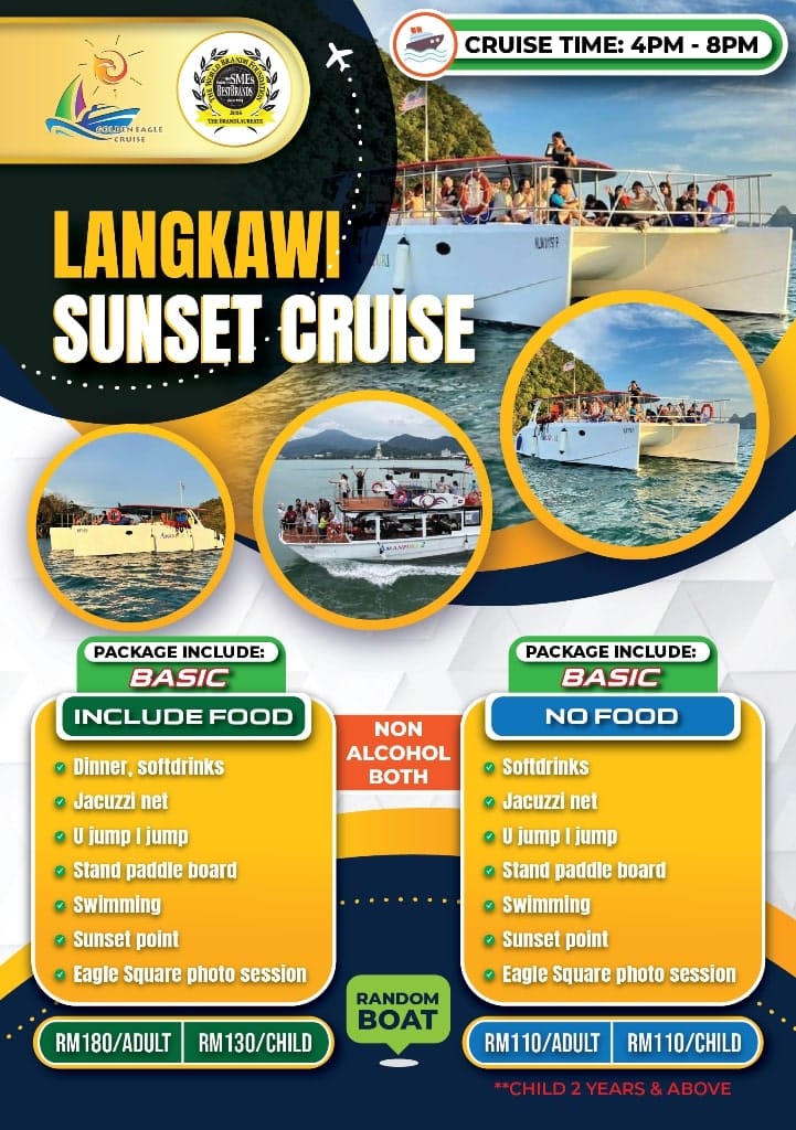 Sunset Cruise Packages – Golden Eagle Langkawi
