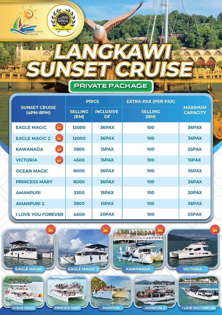 Sunset Cruise Packages – Golden Eagle Langkawi